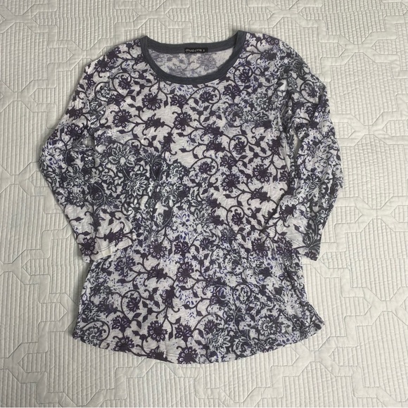 David Cline | Tops | David Cline Crushed 34 Sleeve Dove Crew Neck Top ...